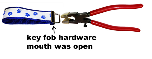 No-Sew Ribbon Webbing Key Fob Tutorials : Amy's Store LLC