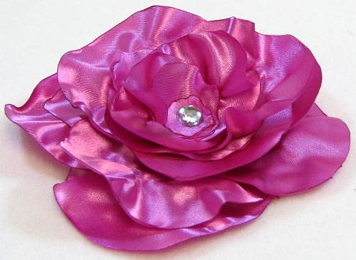 Satin Fabric Flower Tutorials -- Large Peonies And Organza Roses : Amy ...