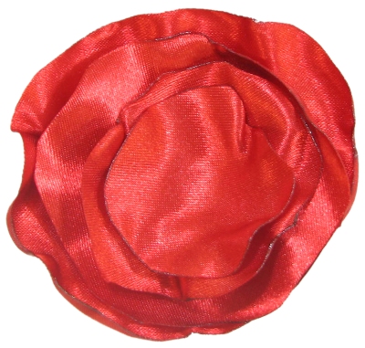 Small Satin Fabric Flower Tutorials : Amy's Store LLC