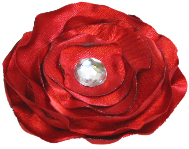Small Satin Fabric Flower Tutorials : Amy's Store LLC
